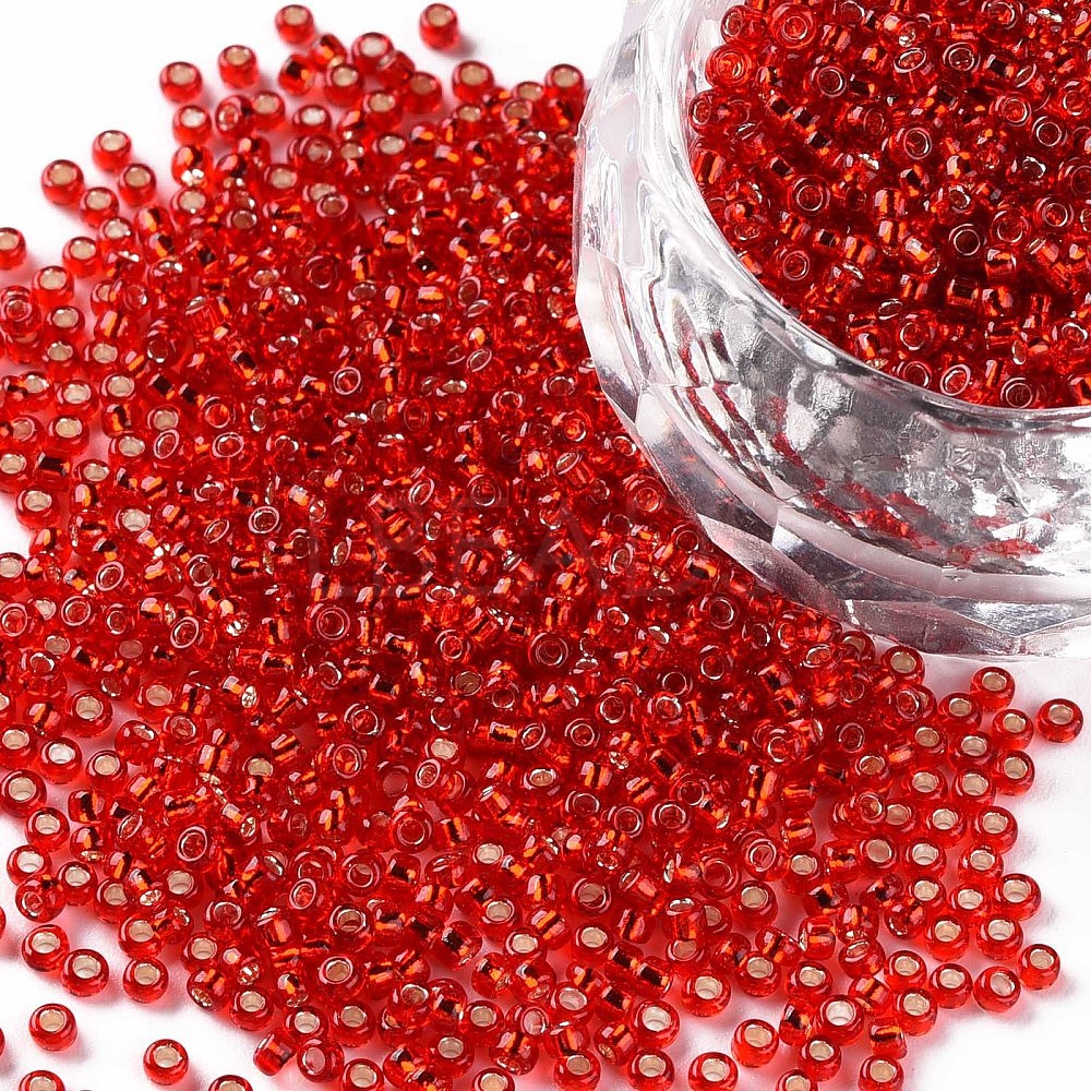 11/0 Grade A Transparent Glass Seed Beads - Lbeads.com