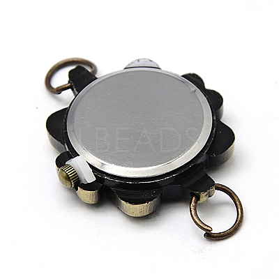 Alloy Watch Face Watch Head Watch Components - Lbeads.com
