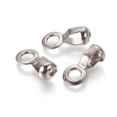 Non-Tarnish 304 Stainless Steel Ball Chain Connectors - Lbeads.com