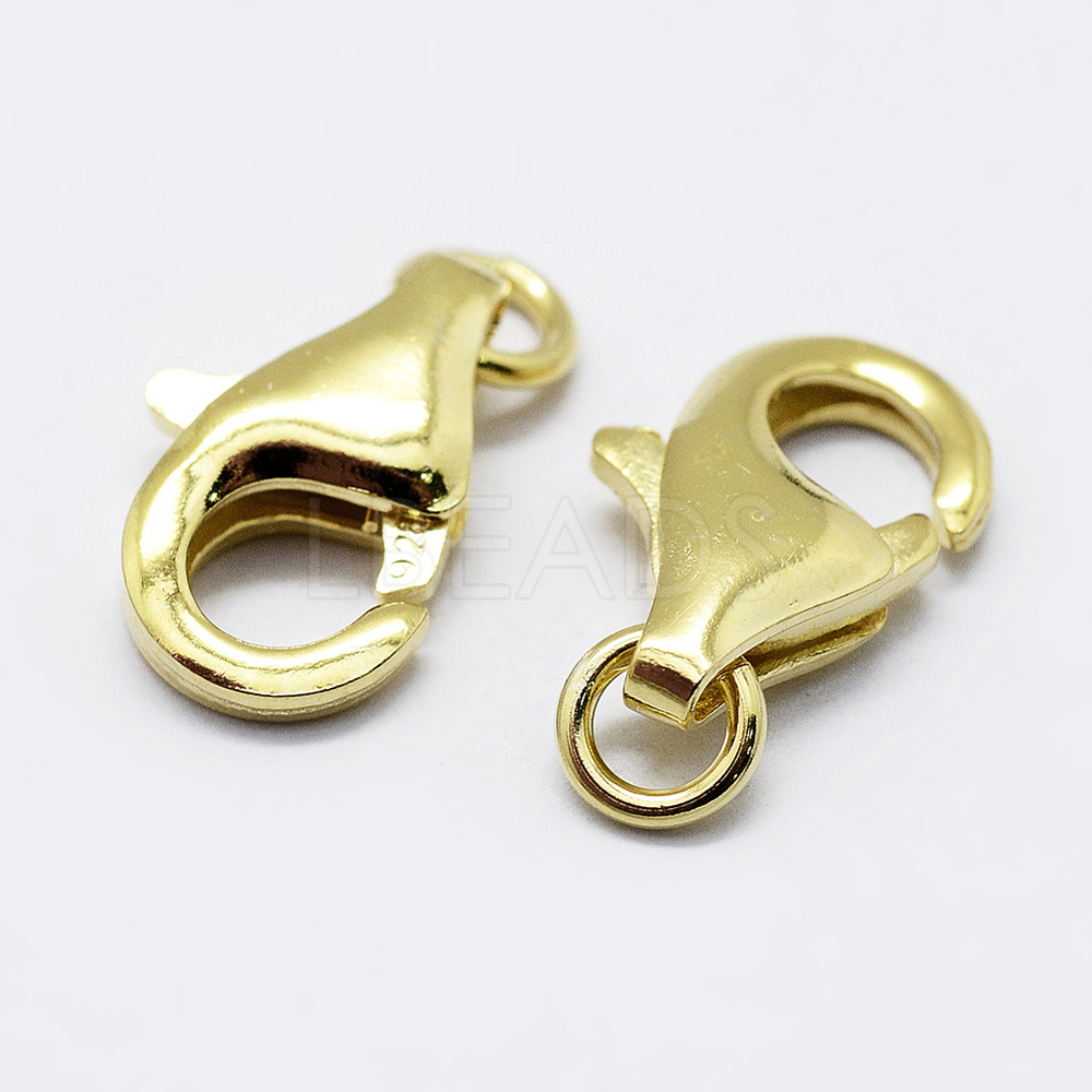 925 Sterling Silver Lobster Claw Clasps - Lbeads.com