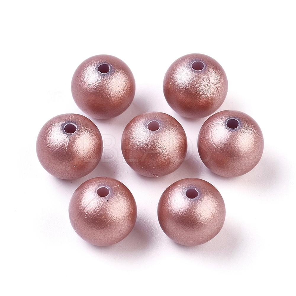 Opaque Acrylic Spray Painted Highlight Beads - Lbeads.com